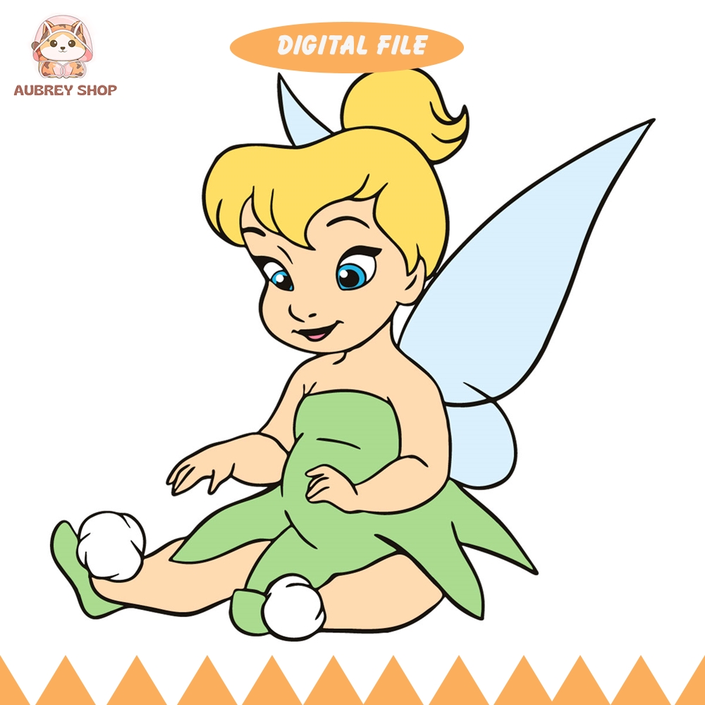 Baby Tinker Bell Svg, Baby Princess Svg, Baby Birthday Svg | Inspire Uplift