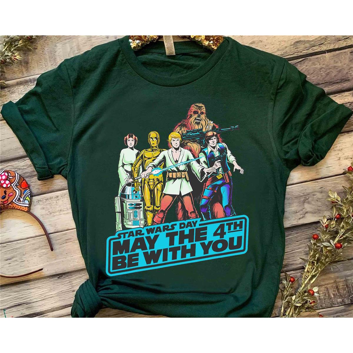 May The 4th Be With You Characters Squad Star Wars Day Poste - Inspire ...