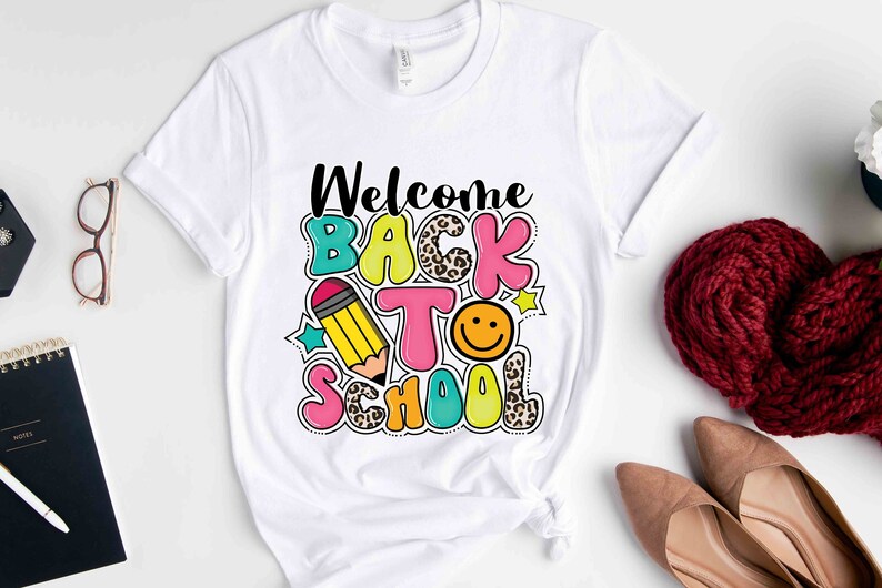 Welcome Back To School T-Shirt, First Day of School Shirt, H | Inspire ...