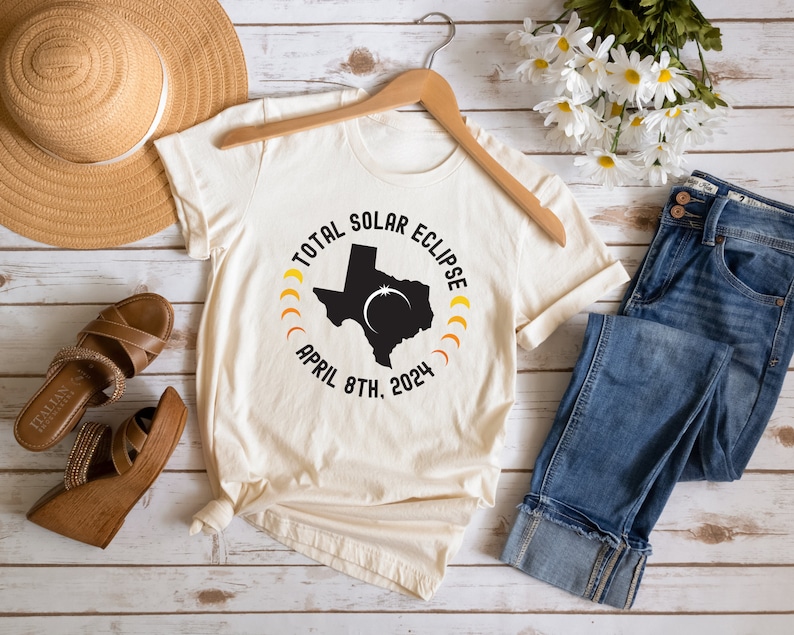 2024 Solar Eclipse Shirt, Texas Solar Eclipse T Shirt, Match | Inspire ...