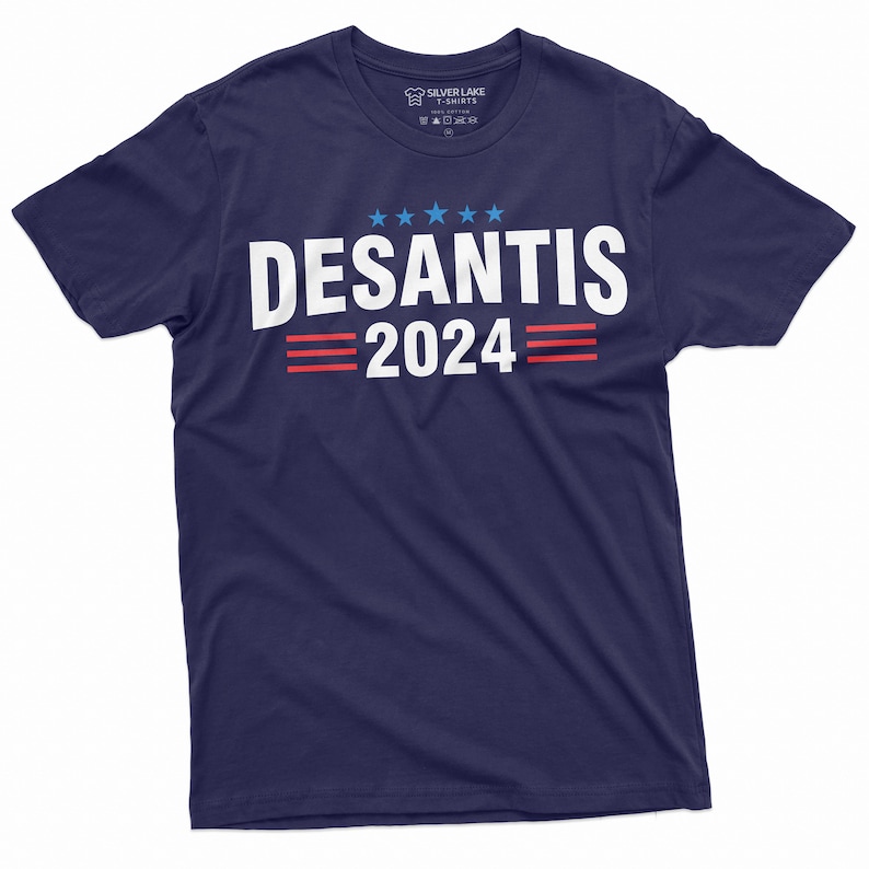 Men's Desantis 2024 Political T-shirt Florida governor ron d | Inspire ...