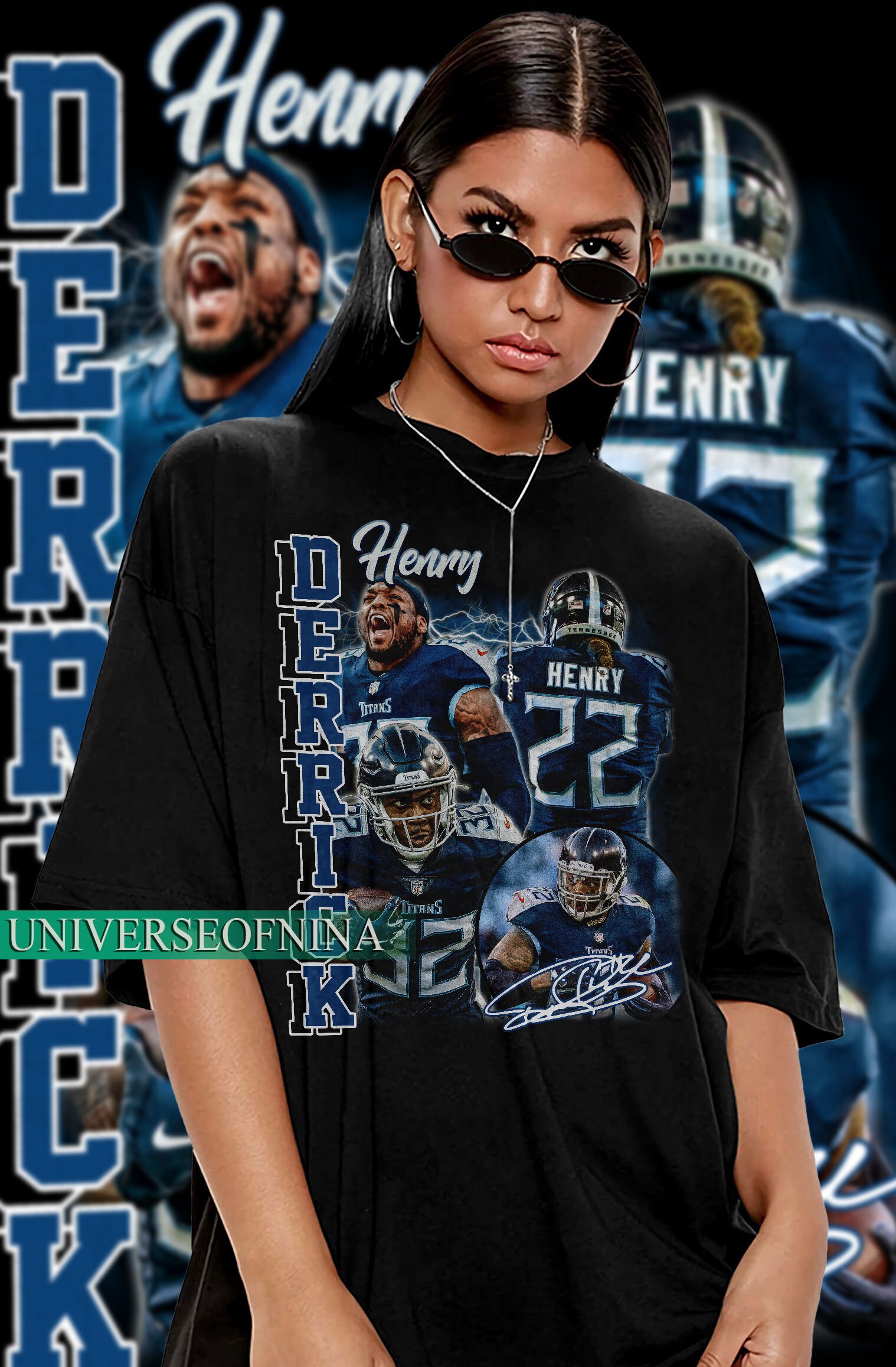 Limited Derrick Henry shirt Vintage 90s Grapic Tee Unisex Qu | Inspire ...