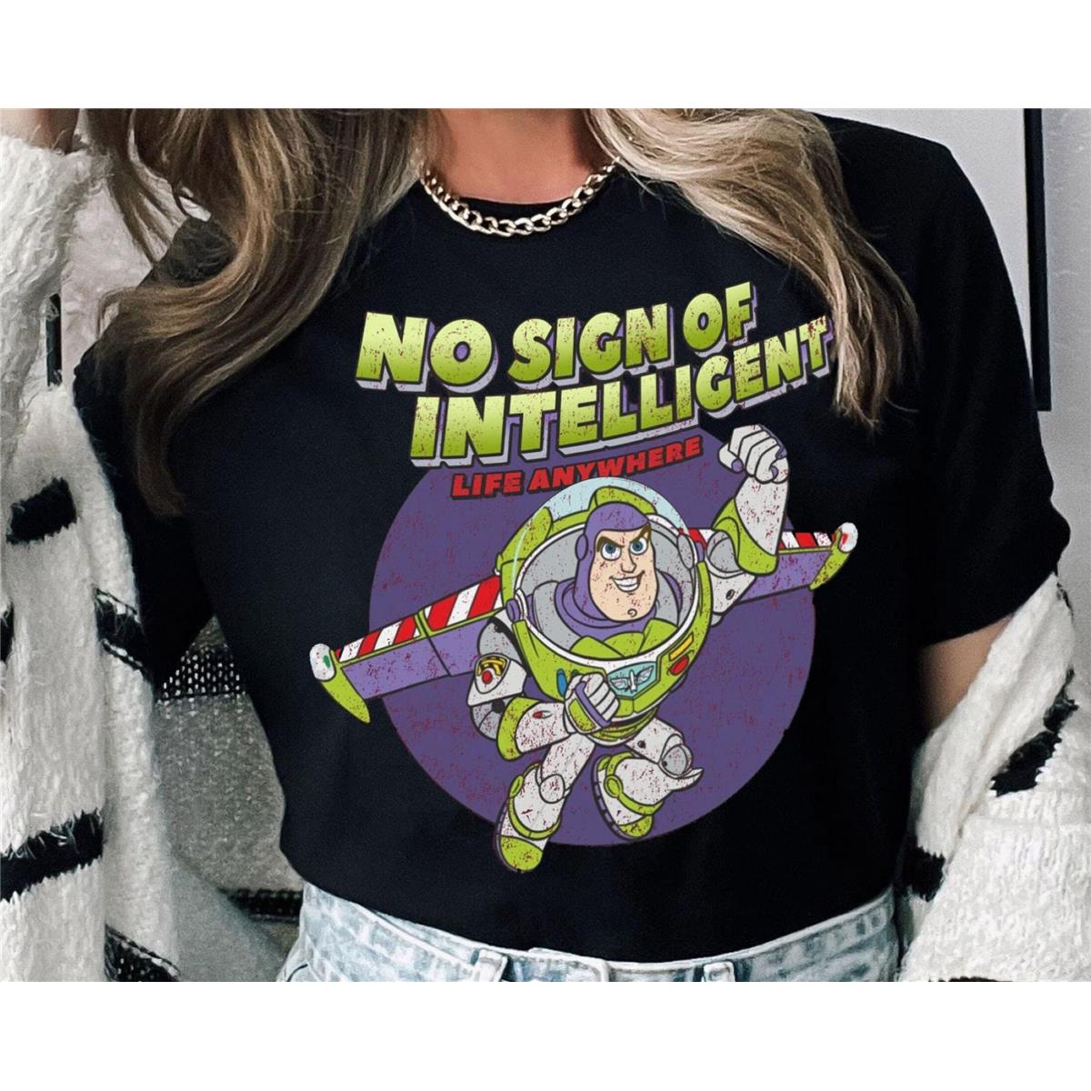 Retro Buzz Lightyear No Sign Of Intelligent Life Shirt | Toy | Inspire ...