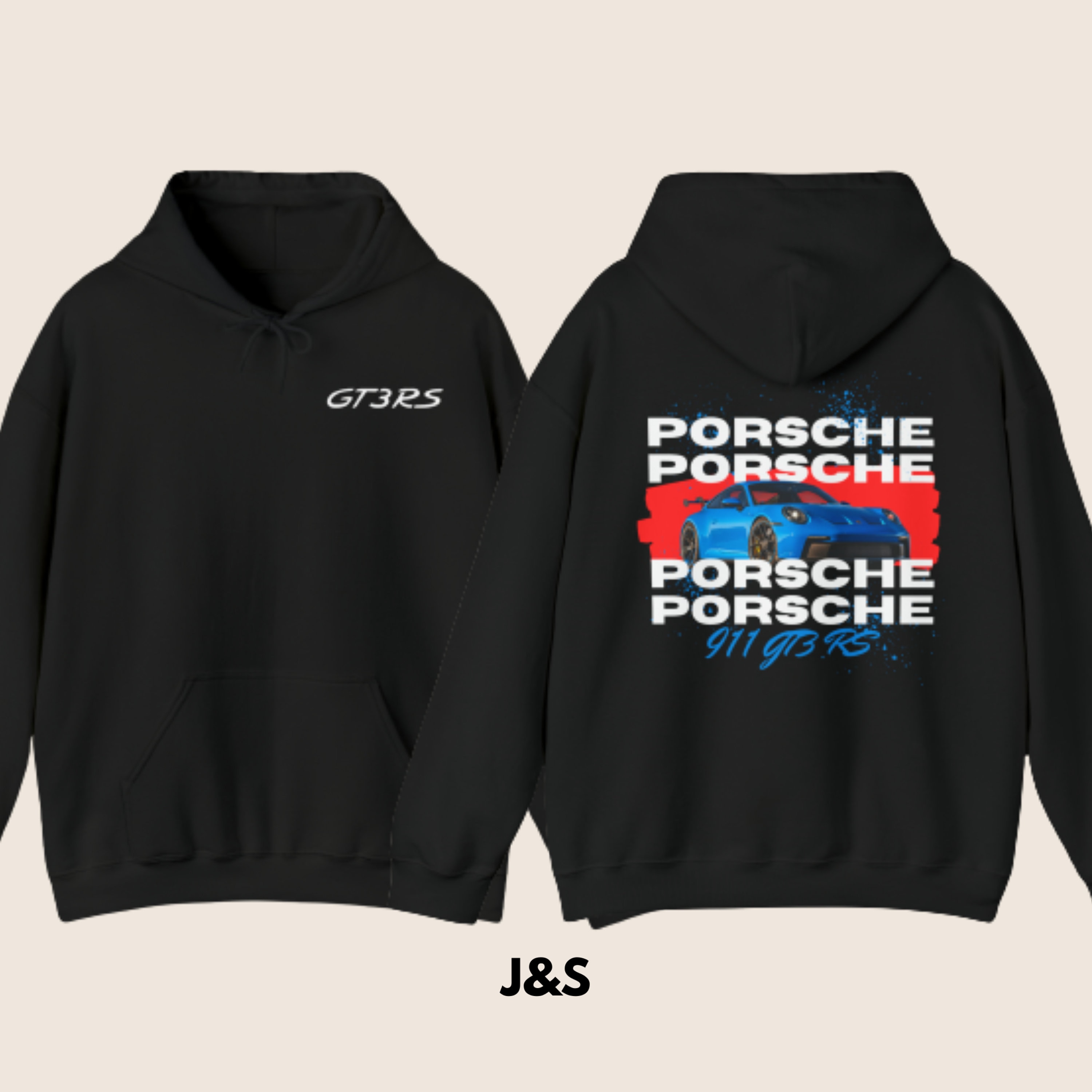 Porsche 911 GT3 RS Hoodie 6 Colors Available Unisex Men's | Inspire Uplift