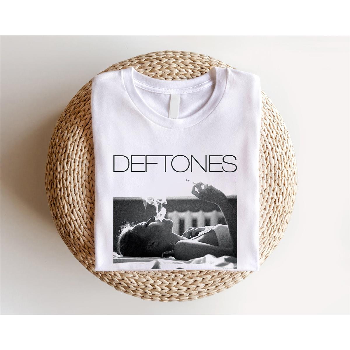 Deftones Band Smoking T Shirt, Deftones Around The Fur T-Shi | Inspire Uplift