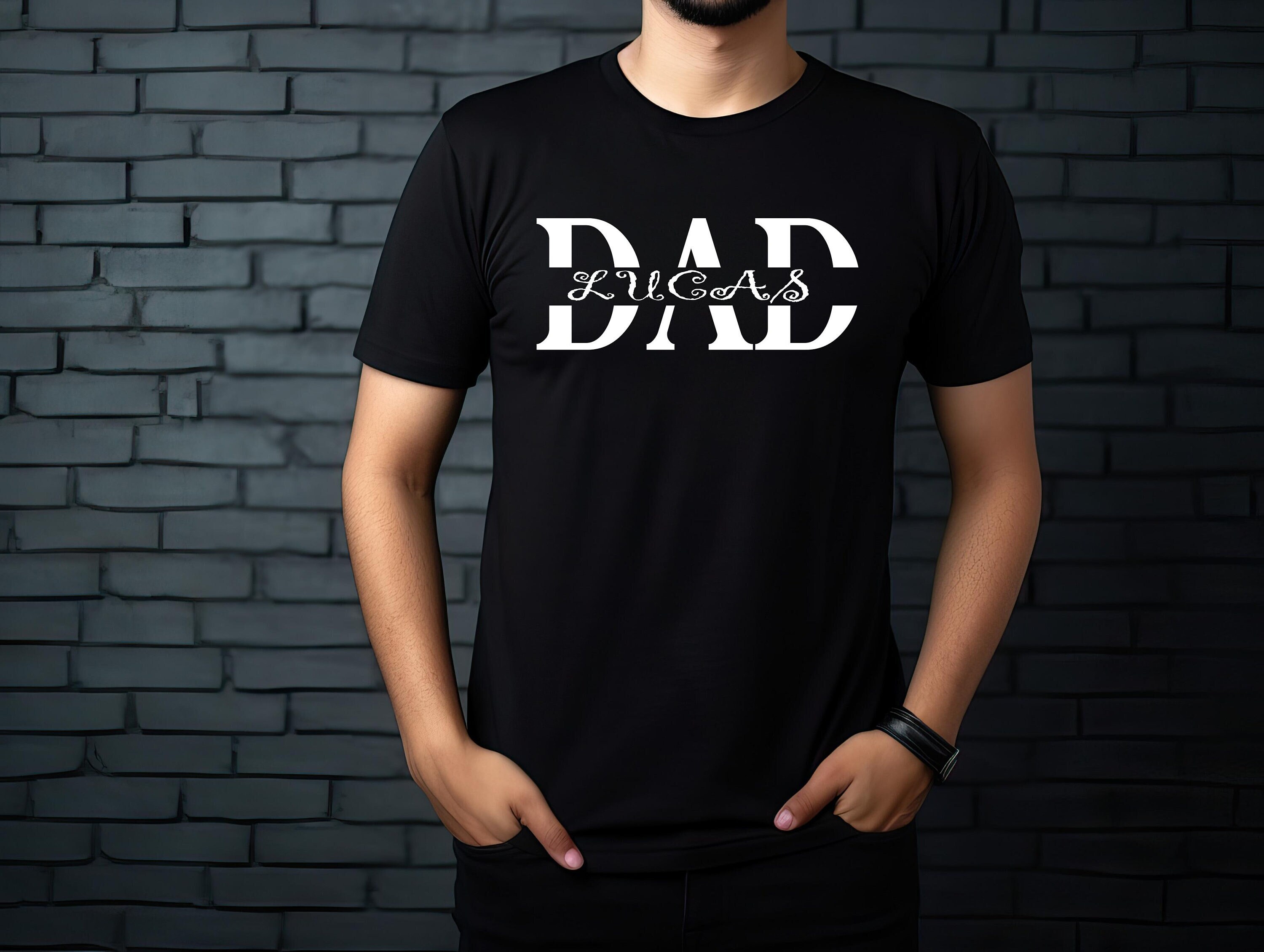 Dad shirt personalized with childrens names ,dad t-shirt ,Fa - Inspire ...