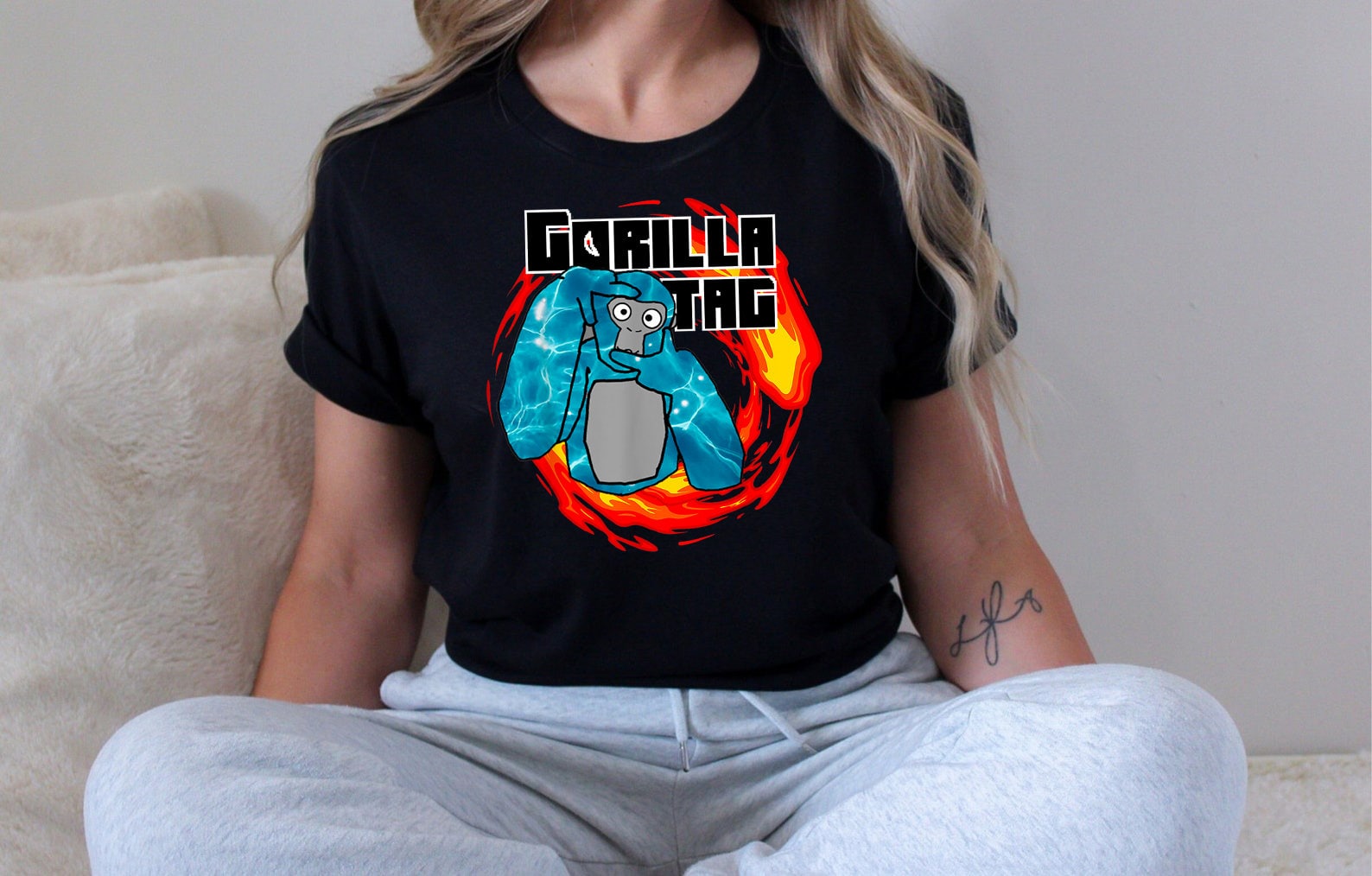 Cool Gorilla Tag Shirt, Gorilla Tag Shoot Fire T-Shirt, Gori | Inspire ...