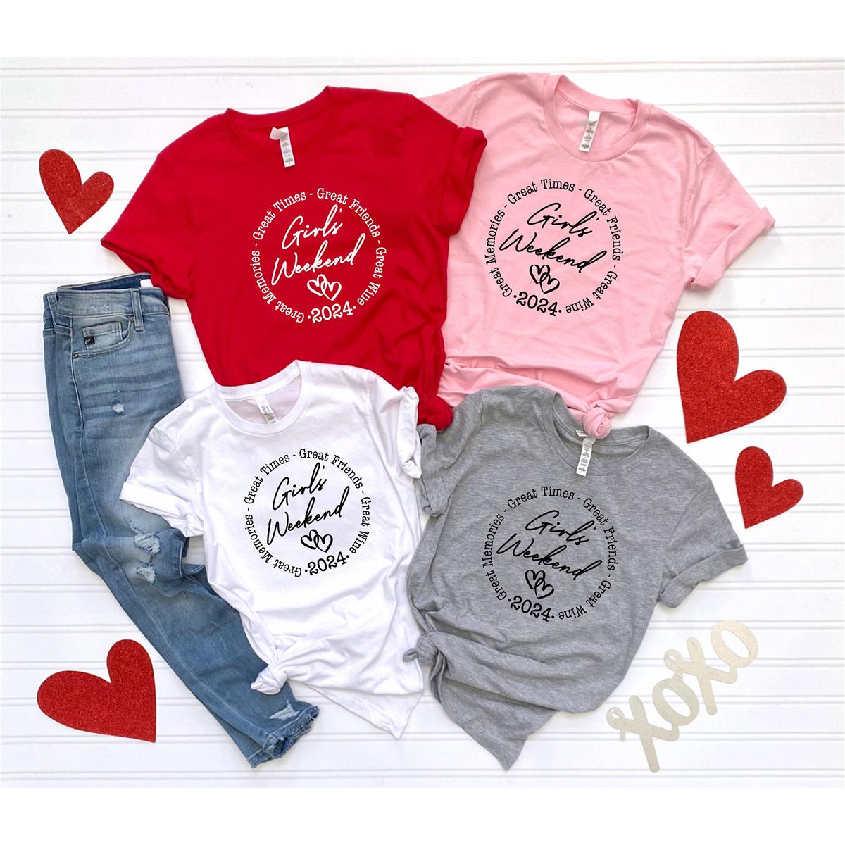 Girl's Weekend 2024 Shirt, Matching Girl's Vacation Shirt, G | Inspire ...