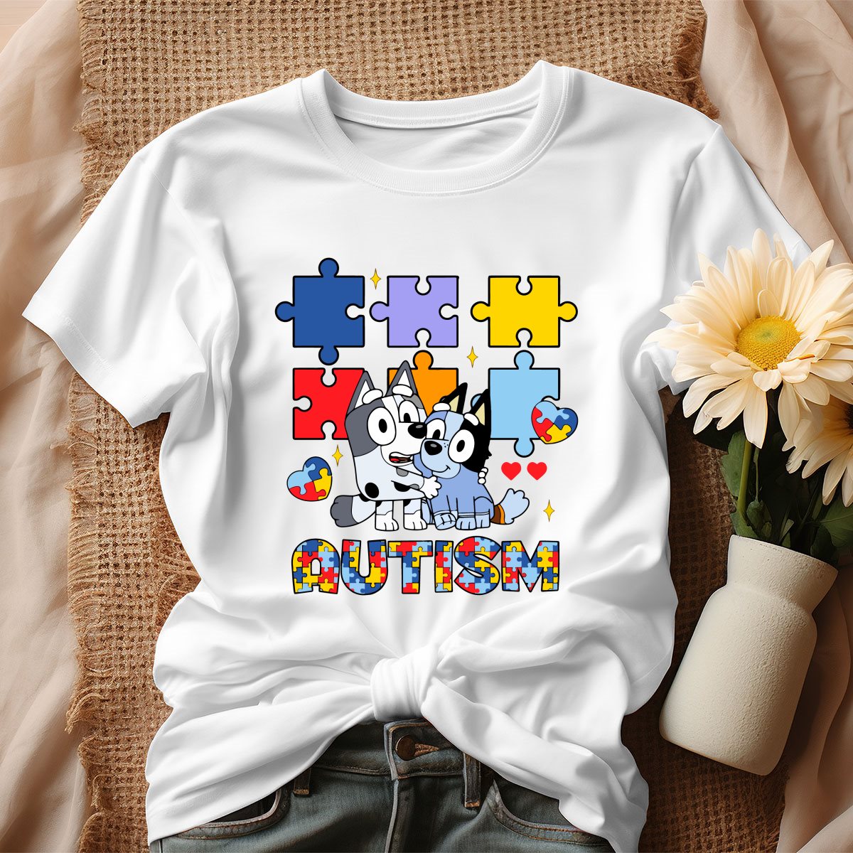 Bluey Muffin Autism Awareness Shirt | Inspire Uplift