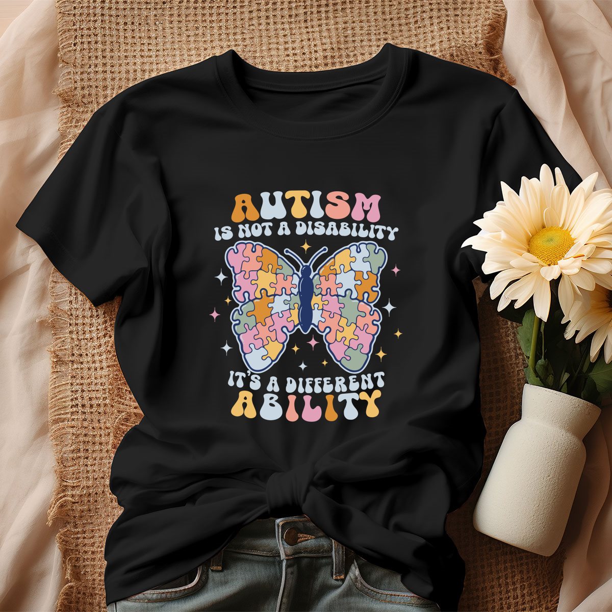 Its Not A Disability Its A Different Ability Butterfly Shirt | Inspire ...