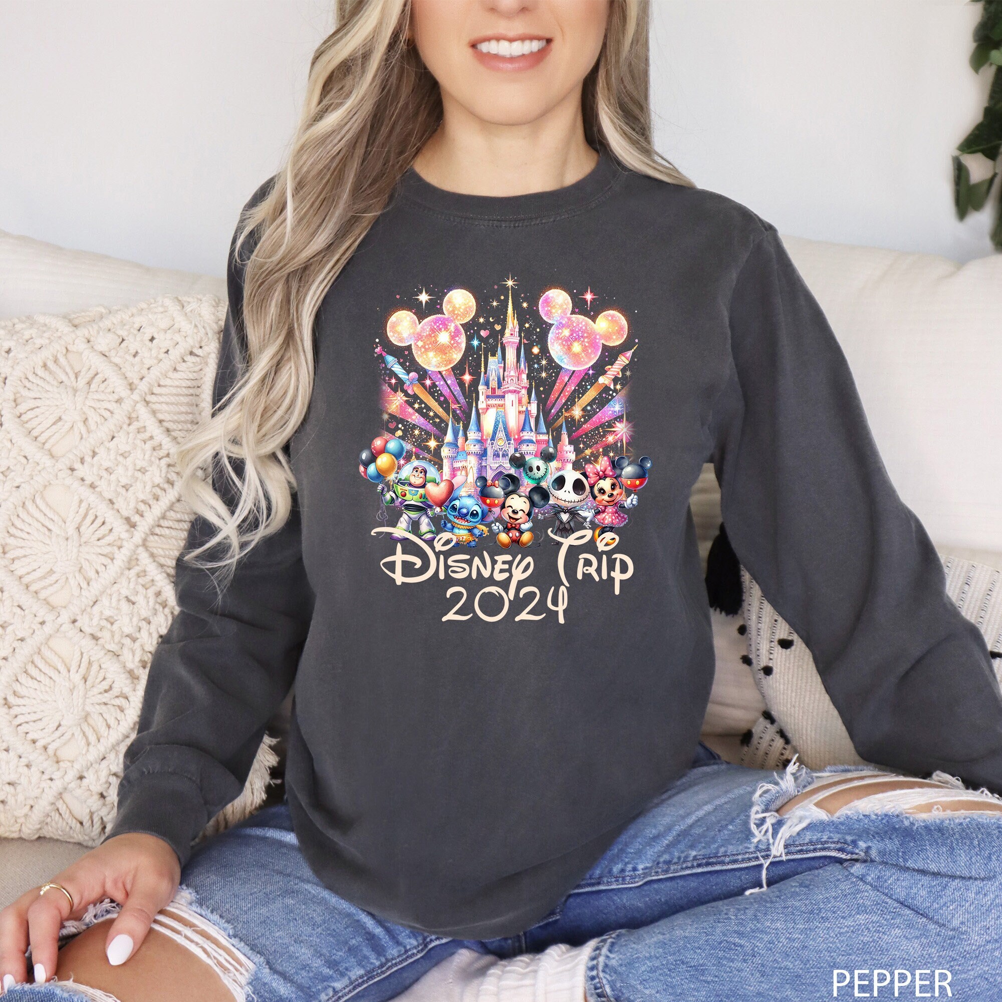 Disney Characters Shirt, Disney Trip 2024 Shirts, Family Dis | Inspire ...