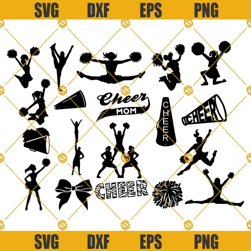 Cheer SVG Bundle, Cheer svg, cheerleading svg, cheerleader s - Inspire ...