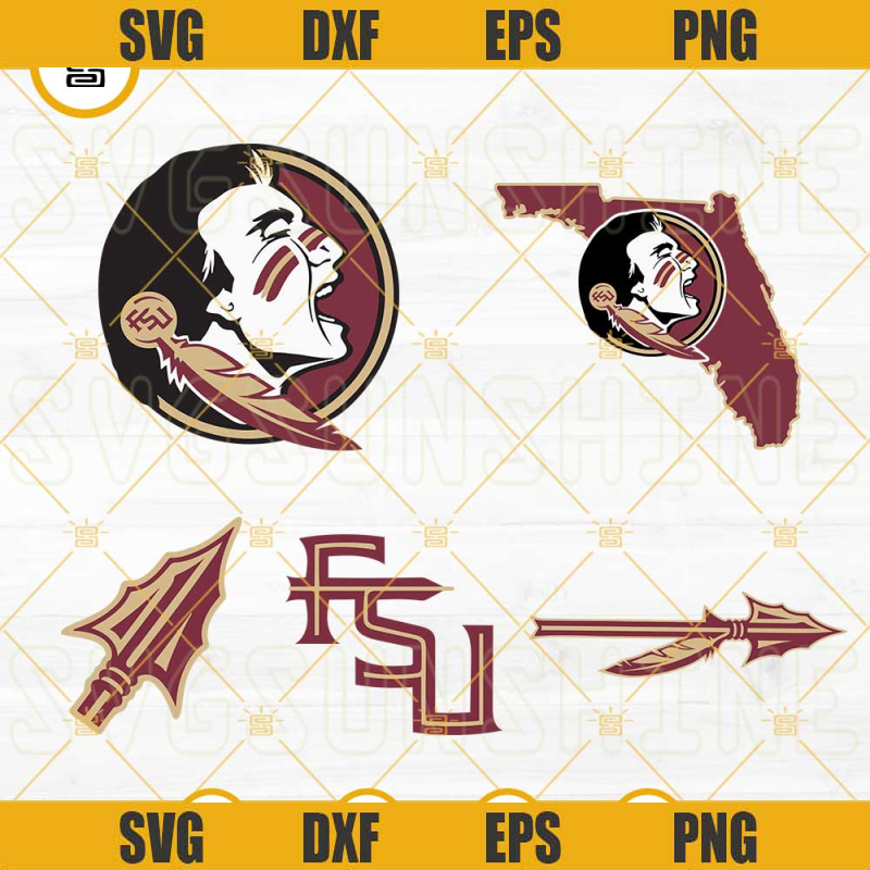 Florida State Seminoles Logo SVG Bundle, FSU Football SVG, F | Inspire ...