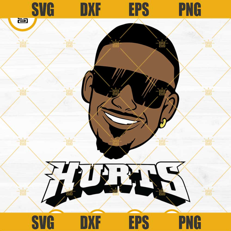 Jalen Hurts SVG, Philadelphia Eagles SVG, Hurts SVG PNG DXF | Inspire ...