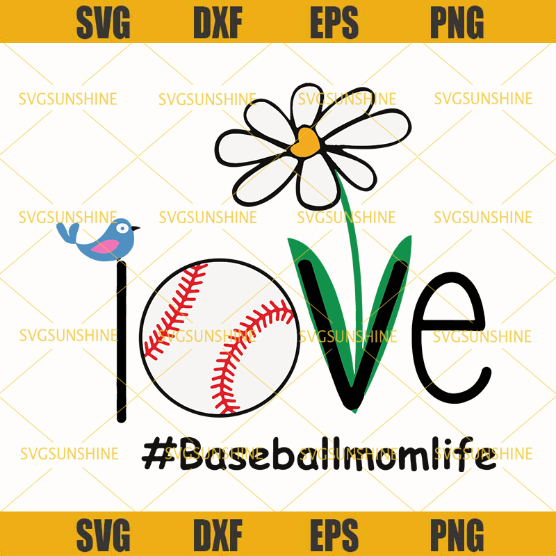 Love Baseball Mom Life Svg, Baseball Mom Svg, Baseball Svg, | Inspire ...