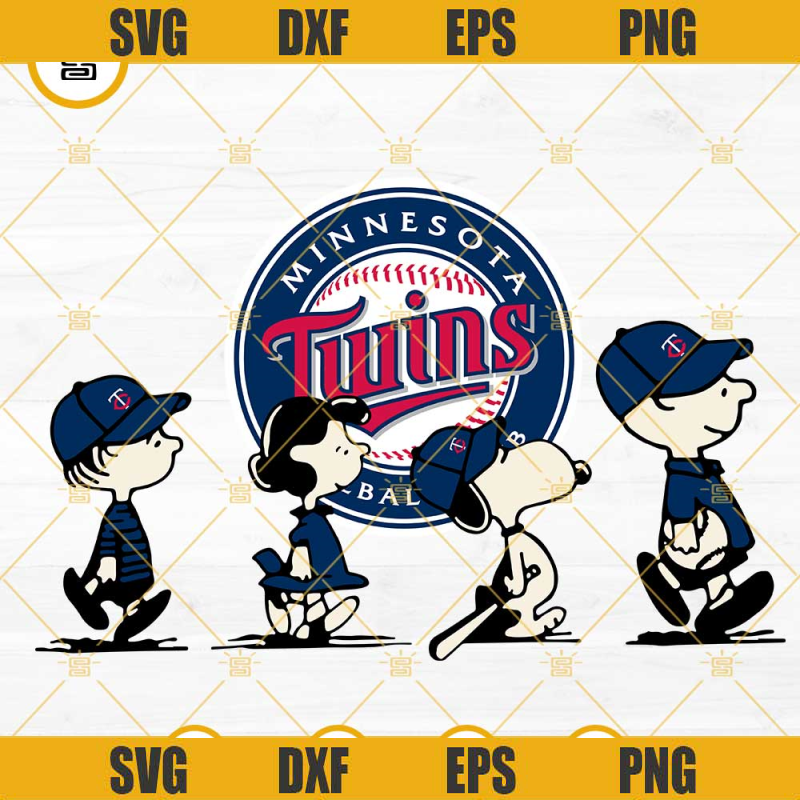 Snoopy Charlie Brown Minnesota Twins SVG PNG DXF EPS Cricut | Inspire ...