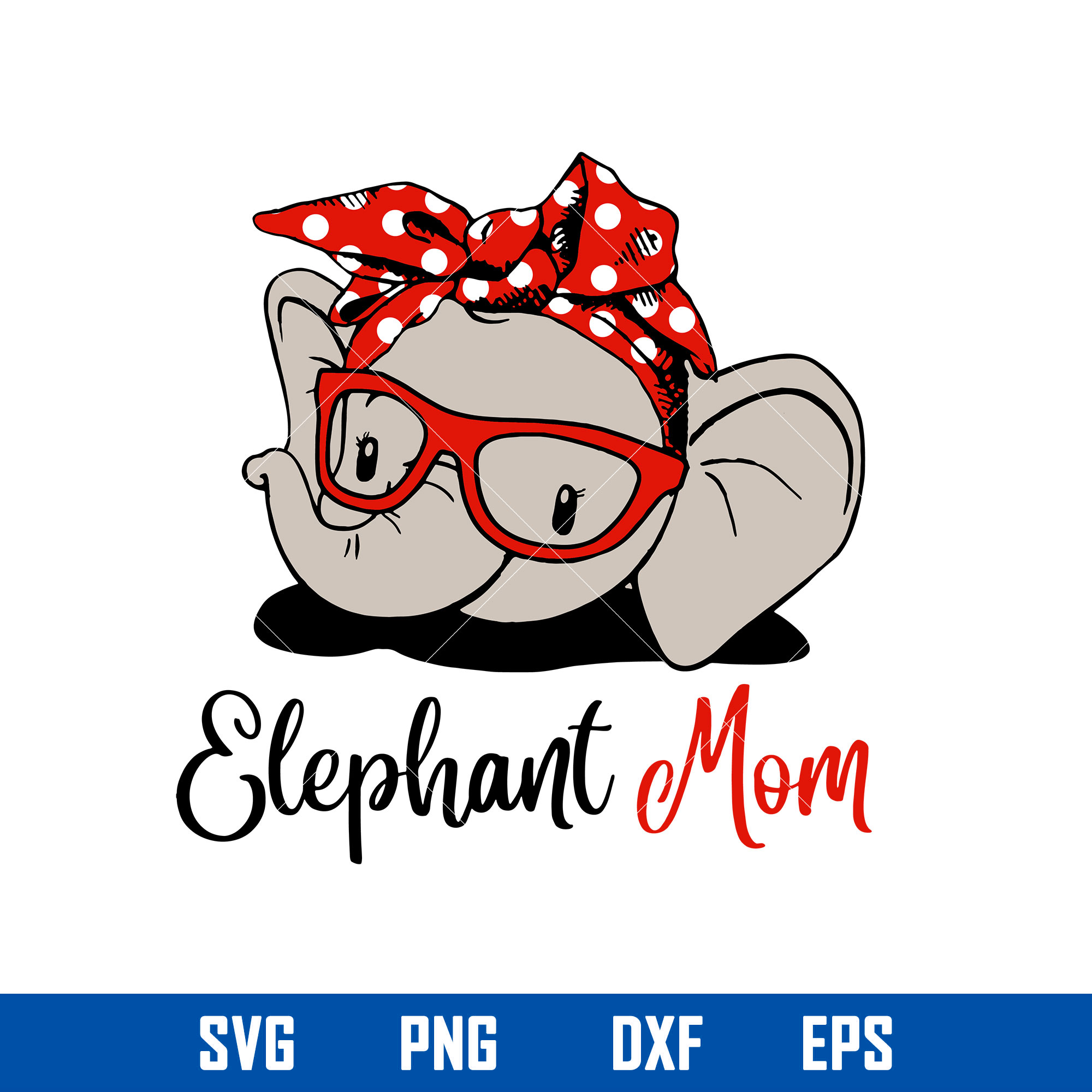 Elephant Mom Svg, Elephant Mama Svg, Mother_s Day Svg, Png D - Inspire ...