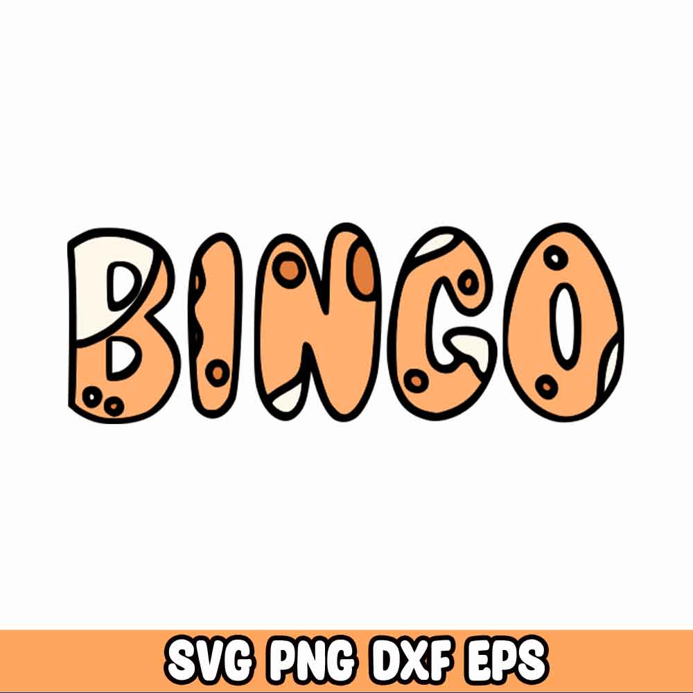 Bingo Name svg, Bluey font SVG and PNG characters Pack, Viny | Inspire ...
