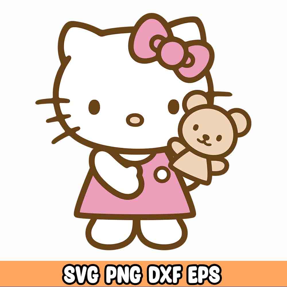 Hello-Kitty bundle svg, Mega Hello-Kitty bundle svg eps dxf | Inspire ...