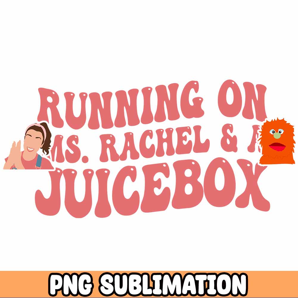 Running on Ms.Rachel and juicebox PNG Kids cute designs | Inspire Uplift