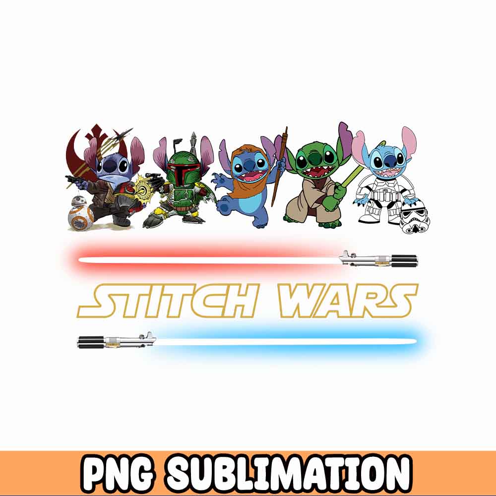 Stitch Wars svg, Star Wars Svg - PNG Files Star Wars Cricut | Inspire ...