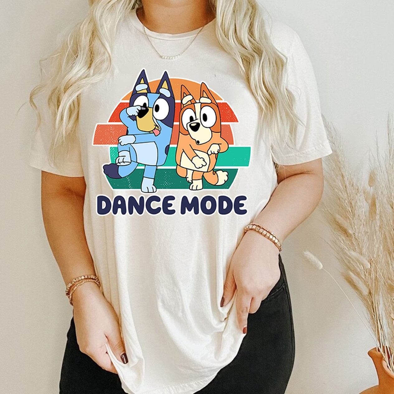 Bluey Dance Mode Shirt, Bluey And Bingo Shirt, Cute Bluey Sh | Inspire ...