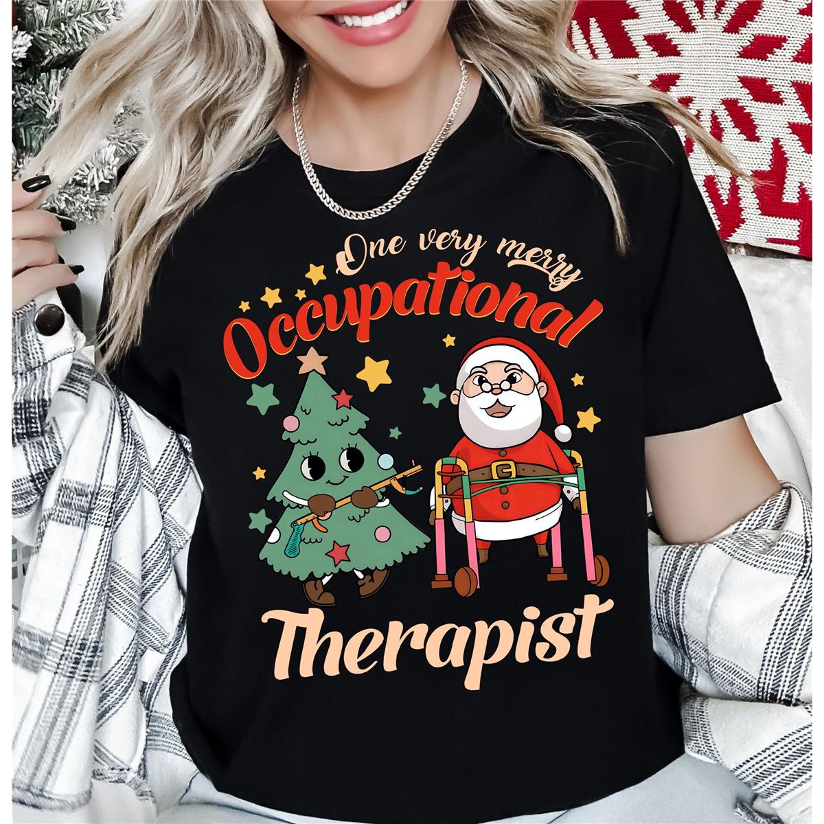 One Very Merry Occupational Therapy Christmas Tshirt, Merry | Inspire ...