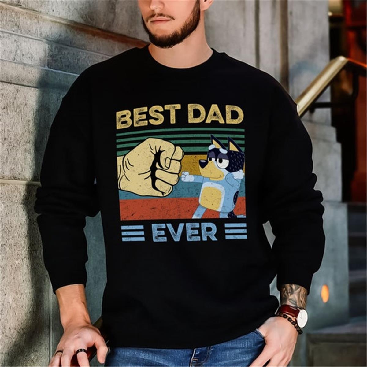 Bluey Best Dad Ever Shirt | Bluey Dad Shirt | Father Day | B - Inspire ...