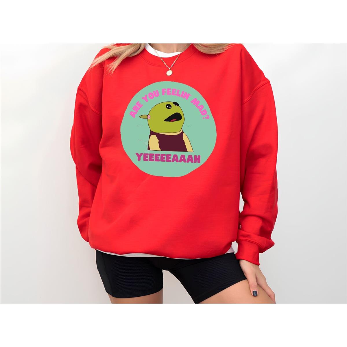 Cute Meme Sweatshirt, Are You Feeling Mad, Nanalan Meme, Nan | Inspire ...