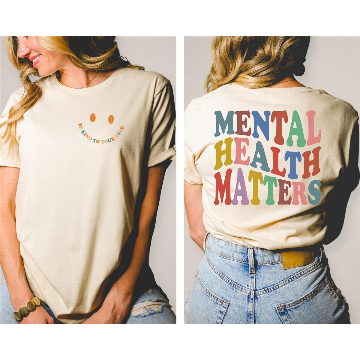 Mental Health Matters Shirt, Front and Back Shirt, Mental He | Inspire Uplift