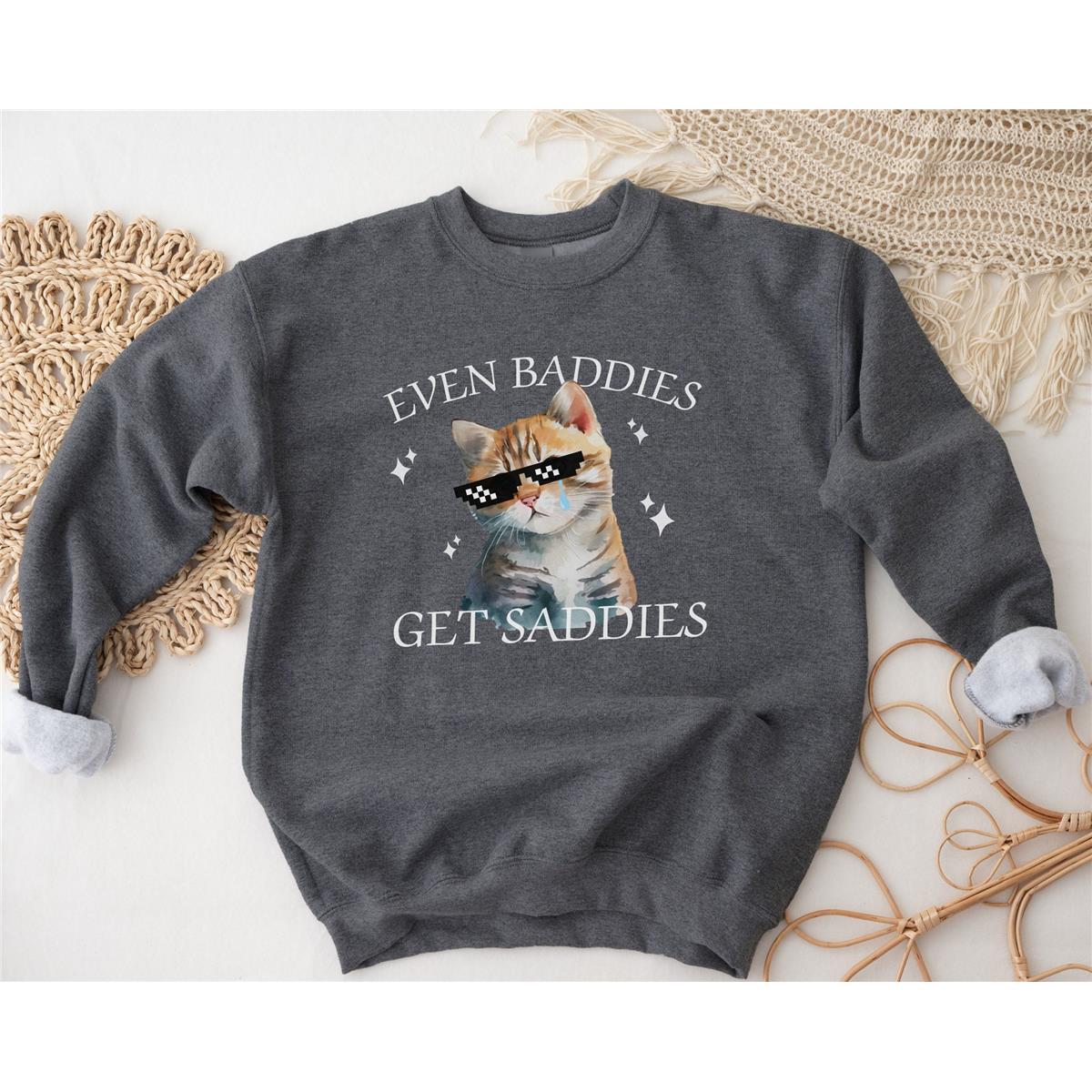 Funny Cat Meme, Even Baddies Get Saddies, Weirdcore, Ironic | Inspire ...