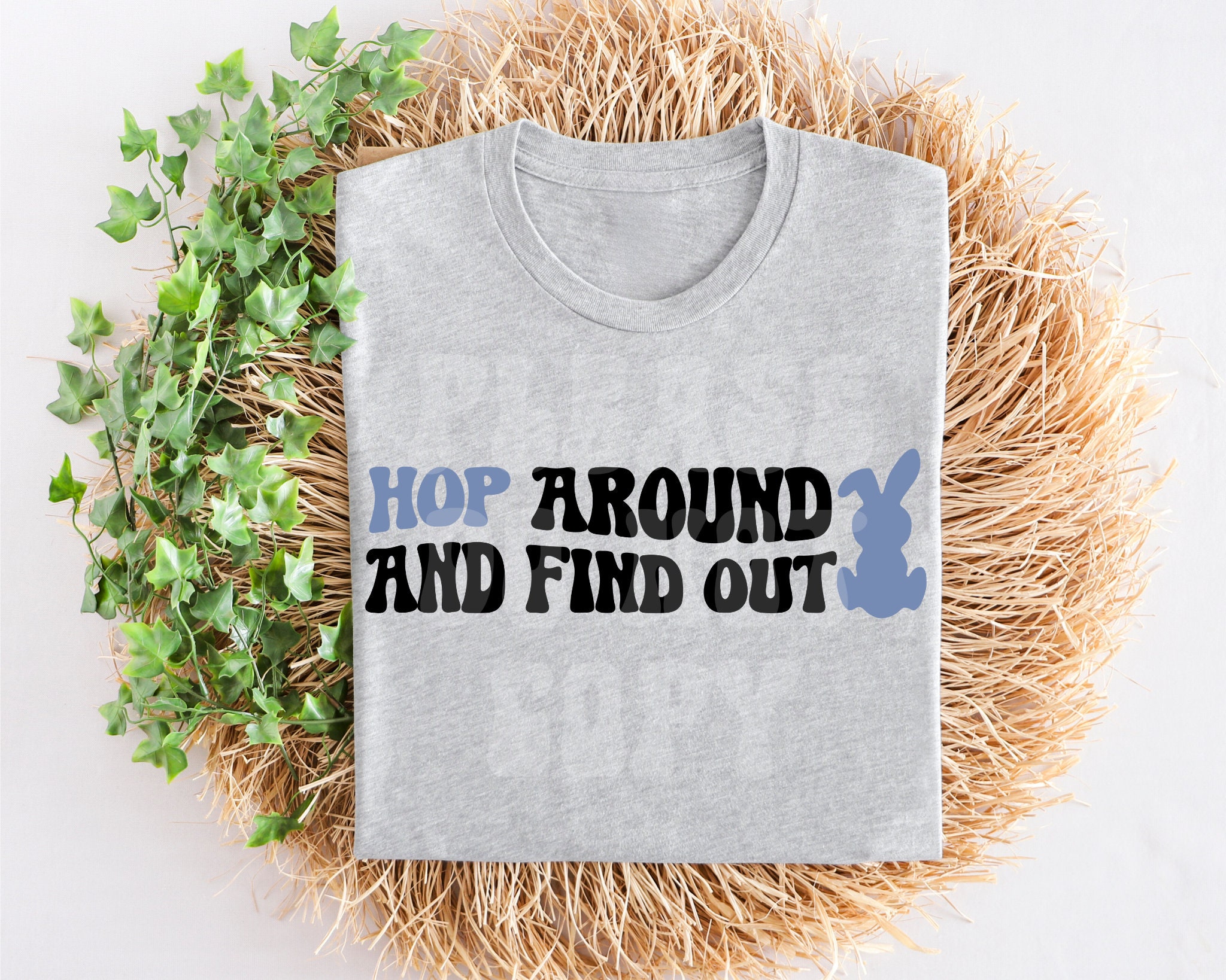 Hop Around and Find Out, trendy easter tee Shirt,Easter Yout | Inspire ...