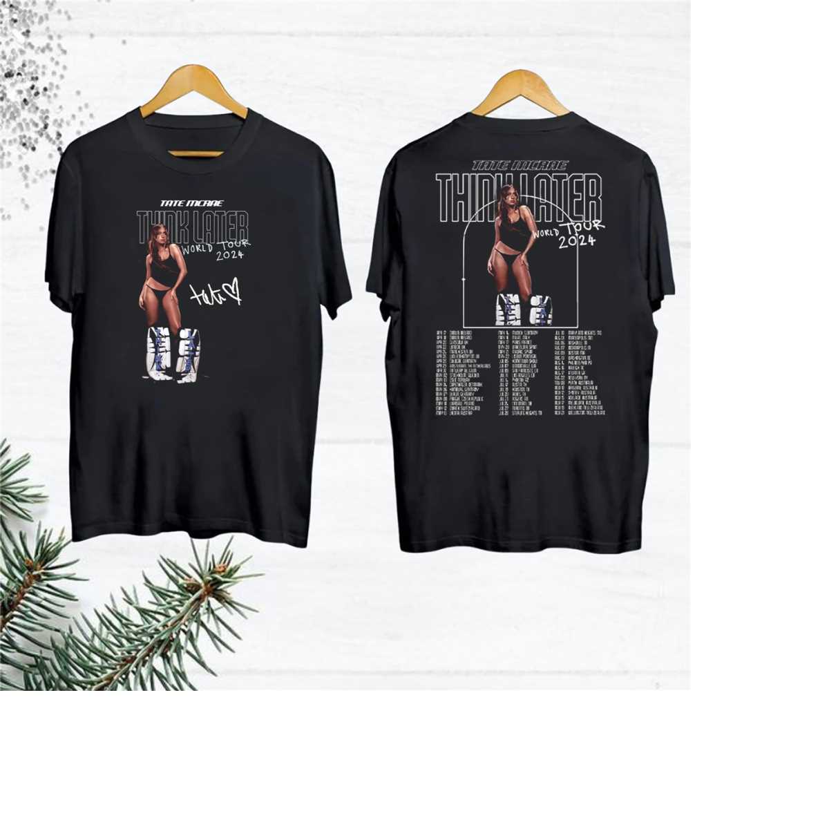 Tate McRae The Think Later World Tour 2024 Tour T-Shirt, Tat | Inspire ...