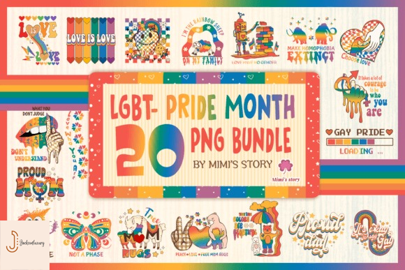 Pride Month Png Bundle | Inspire Uplift