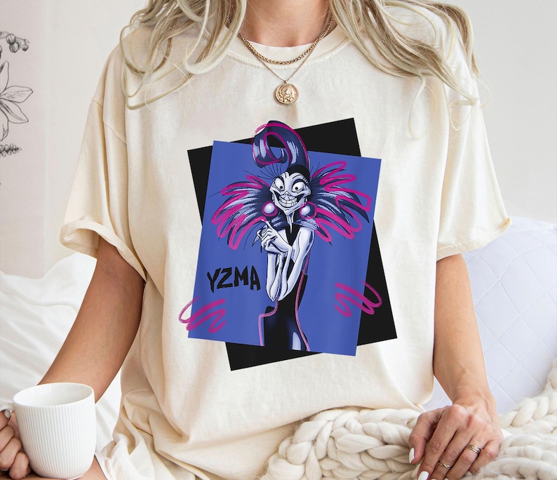 Yzma Evil Smile Portrait Shirt, The Emperor's New Groove T-S - Inspire ...