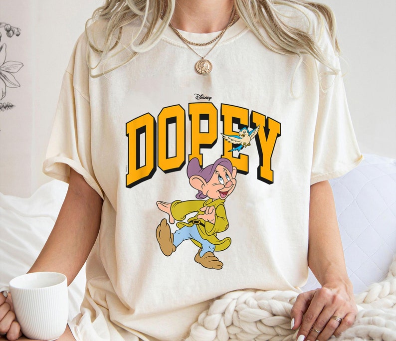 Dopey Easily Distracted Shirt, Snow White and Seven Dwarfs T | Inspire ...