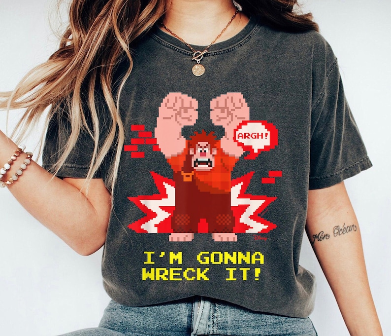 Ralph Gonna Wreck It Shirt, Wreck It Ralph T-Shirt, Disney F | Inspire ...