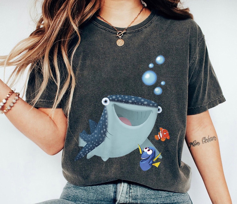 Marlin & Destiny The Whale Shirt, Finding Dory T-shirt, Find - Inspire ...