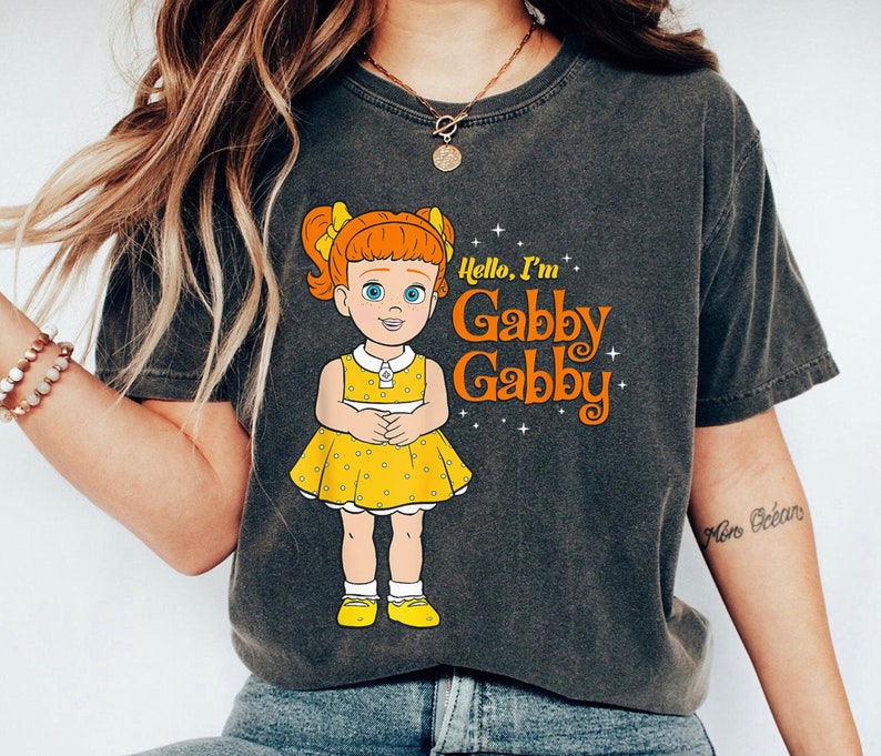 Hello I'm Gabby Gabby Shirt, Toy Story T-shirt, Disney Famil - Inspire ...