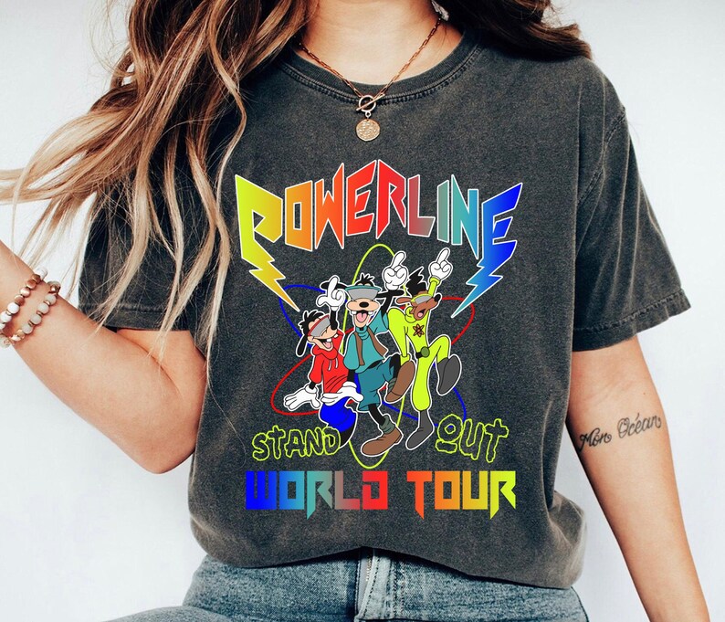 Powerline Stand Out World Tour Shirt, Max Goofy T-shirt, A G - Inspire ...