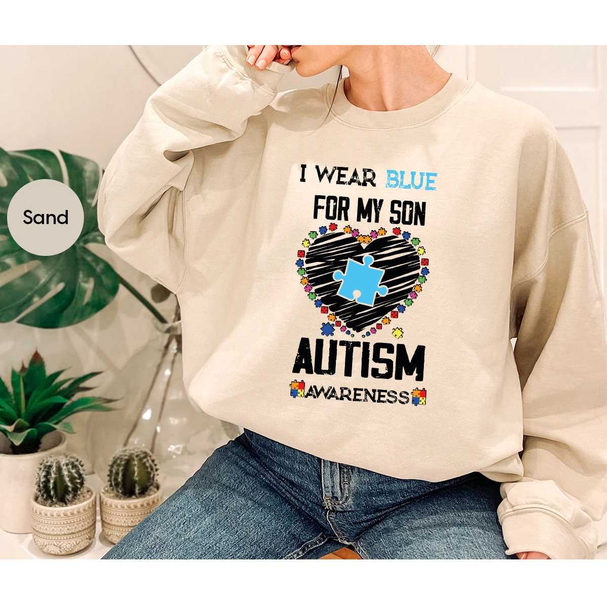 Ras of the neck sweatshirt for autistic mom, month of awaren | Inspire ...