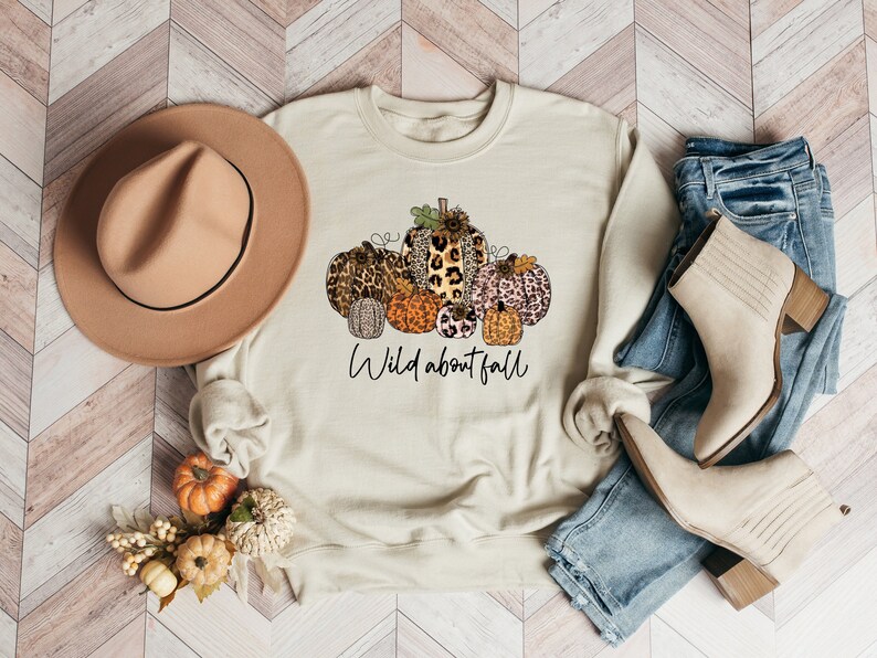 Wild About Fall Shirt, Cheetah Pumpkin Shirt, Hello Fall Shi | Inspire ...
