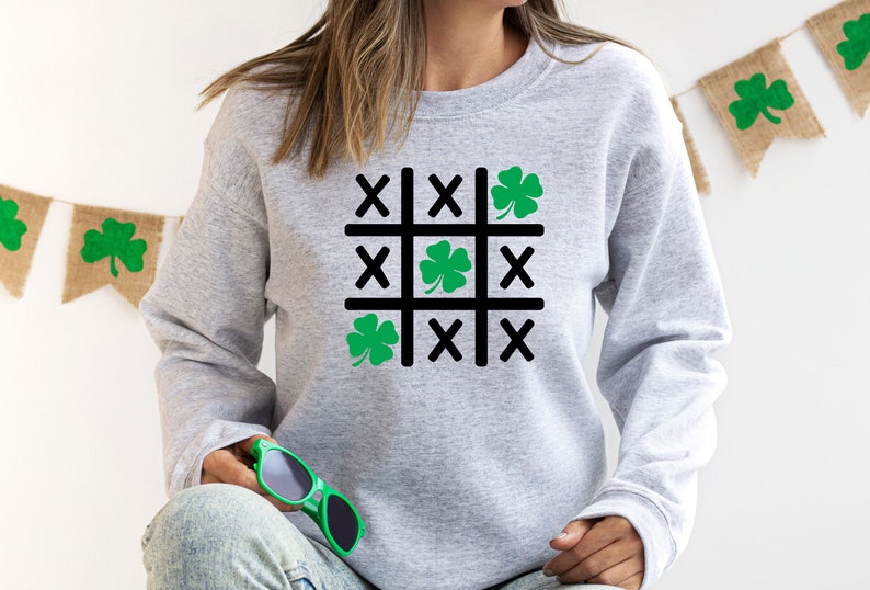 Clover Tic Tac Toe Shirt, Clover Shirt, Tic Tac Toe Shirt, I - Inspire ...