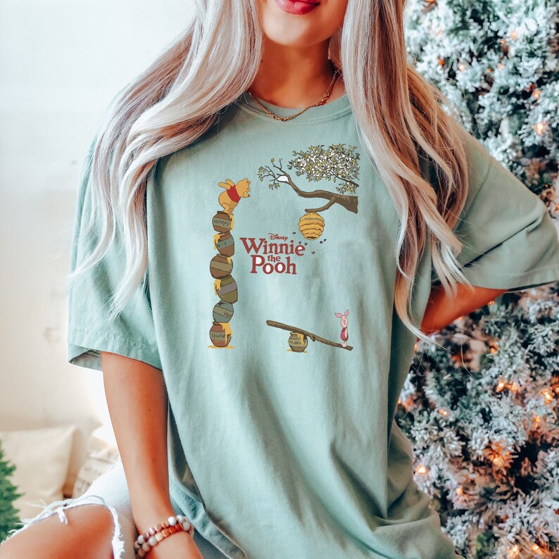 Winnie The Pooh & Piglet Honey Pot Stack Retro Magic Kingdom | Inspire ...