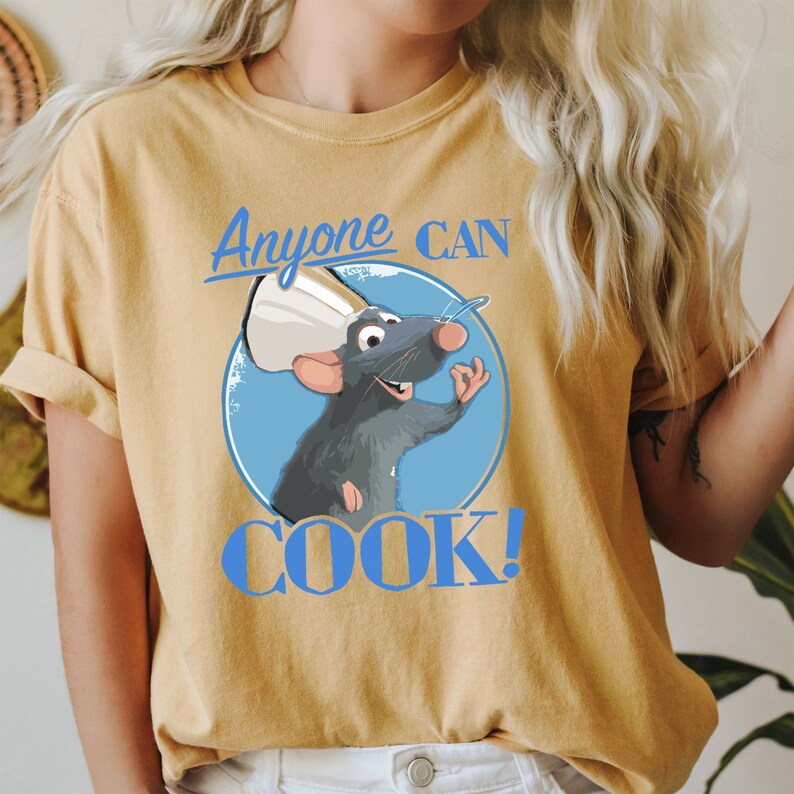 Disney Pixar Ratatouille Cute Remy Little Chef Anyone Can Co | Inspire ...