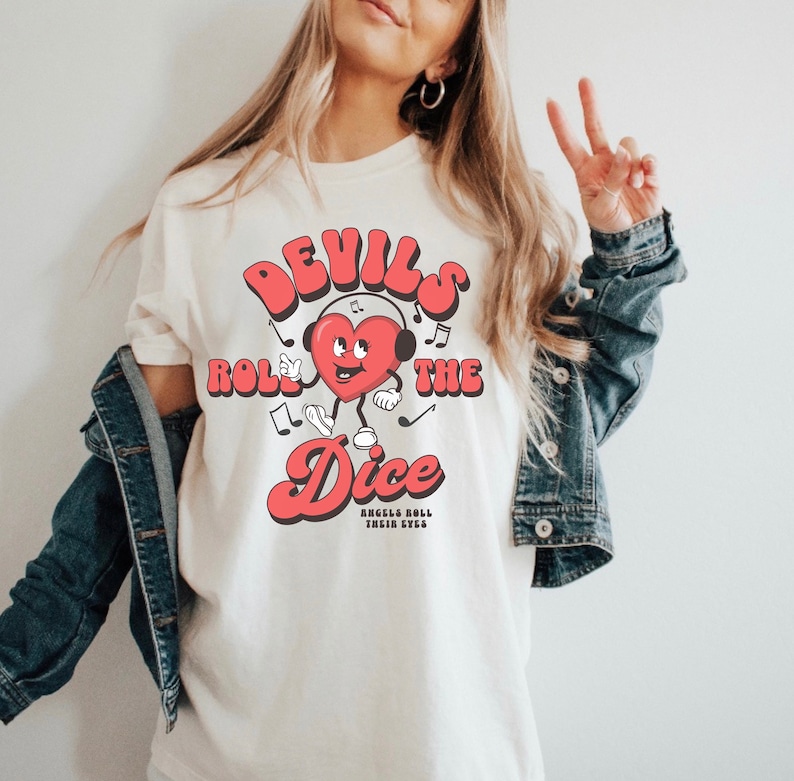 Taylor Devils Roll Dice Angels Roll Eyes Tee, Lover Shirt, T | Inspire Uplift