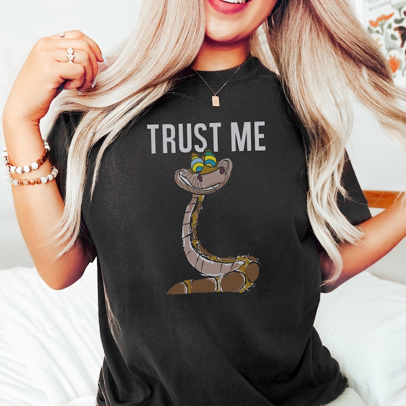 Comfort Colors Kaa Snake Trust Me The Jungle Book Animal Kin - Inspire ...