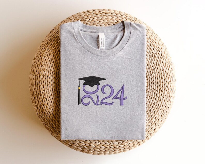 Graduation Embroidery Shirt,2024 Grad Embroidery Shirt,Class | Inspire ...