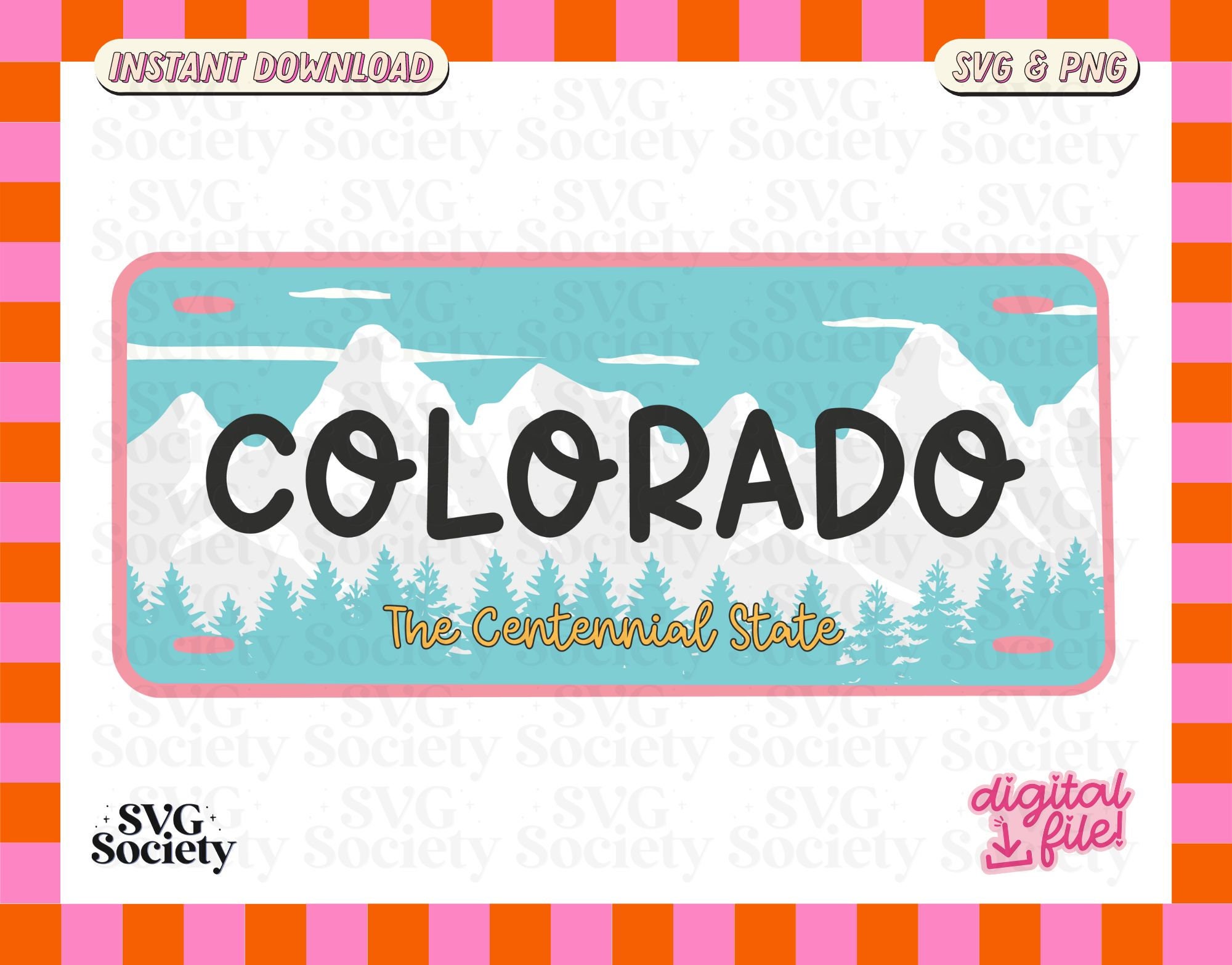 Cute Artsy Colorado SVG and PNG Trendy Design for TShirts, S | Inspire ...