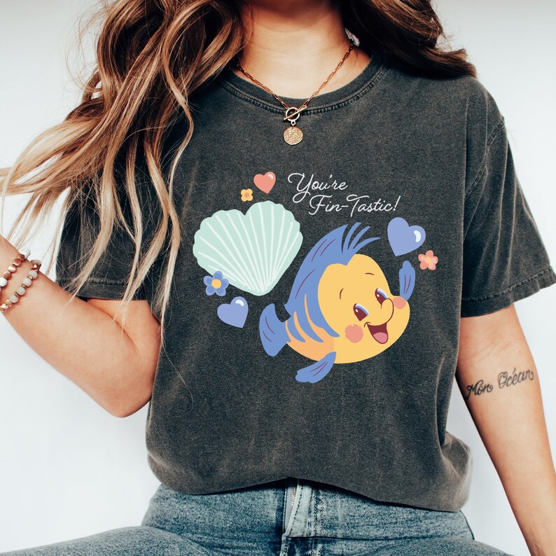 Flounder You Fin-Tastic C2119 Magic Kingdom Holiday Trip Uni - Inspire ...